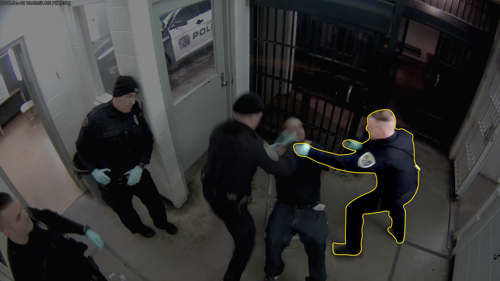 Elkhart Police Officer Pleads Guilty After Beating Handcuffed Man
